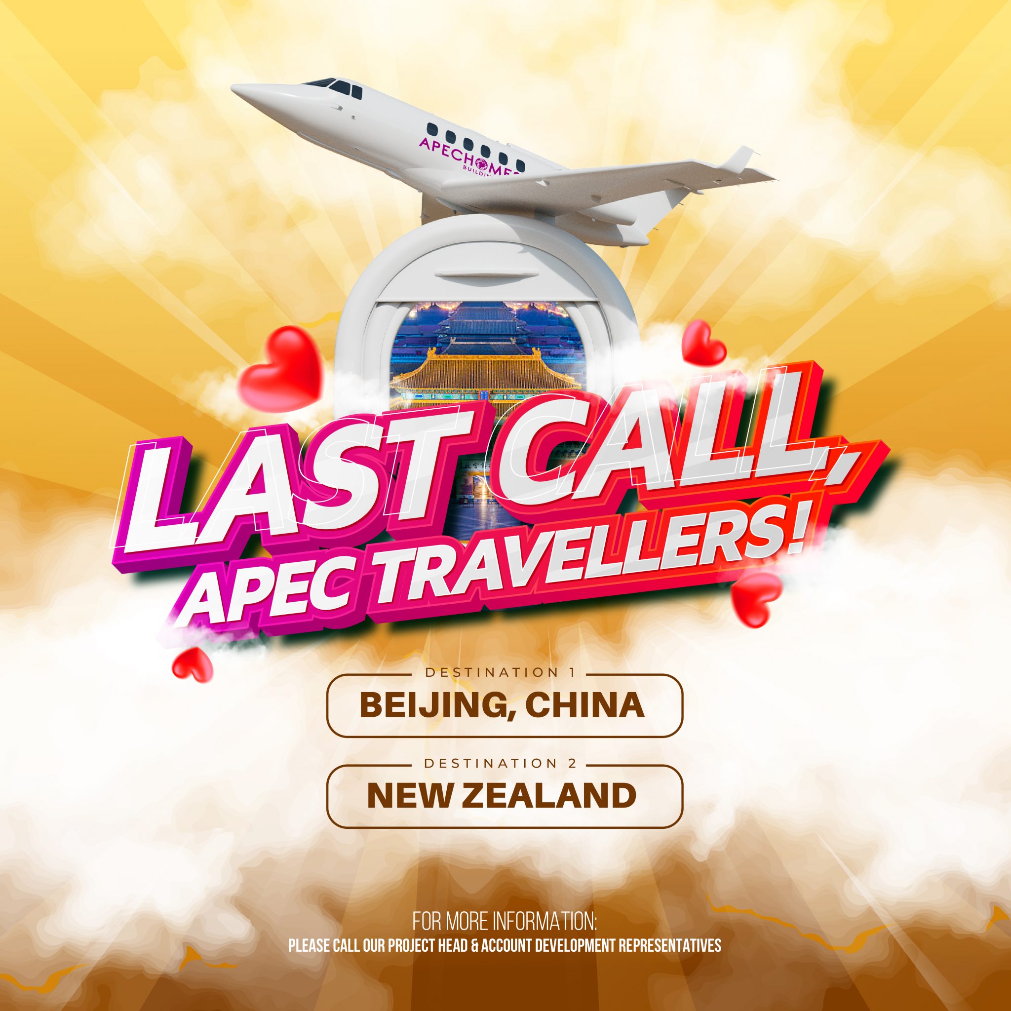 » LAST CALL APEC TRAVELLERS!
